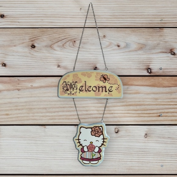 Sanrio | Accents | Sanrio Hello Kitty Y2k 206 Sanrio Hanging Welcome ...